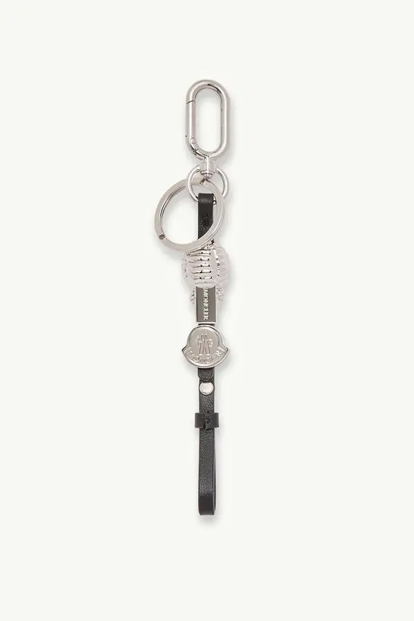 Moncler Mascotte Leather Key Holder