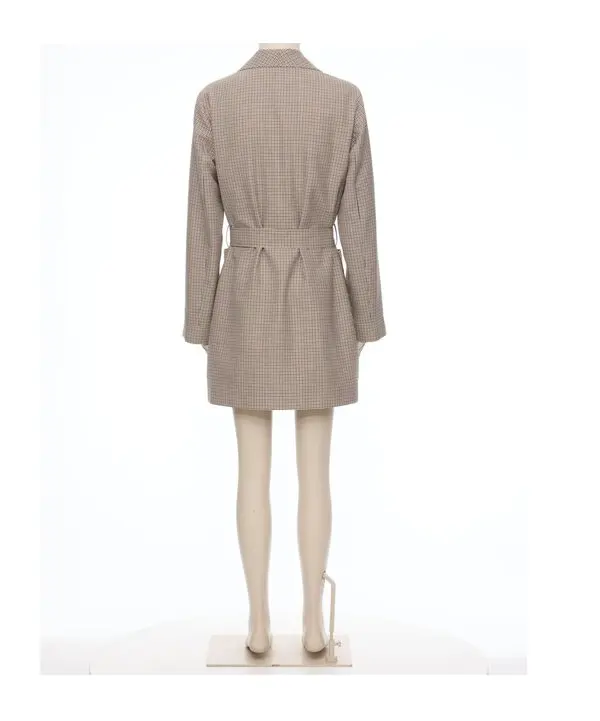 Valentino Garavani Long Sleeve Jacket With Belt