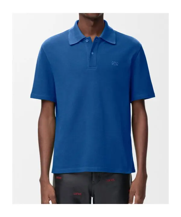 Loewe Polo In Cotton - Blue