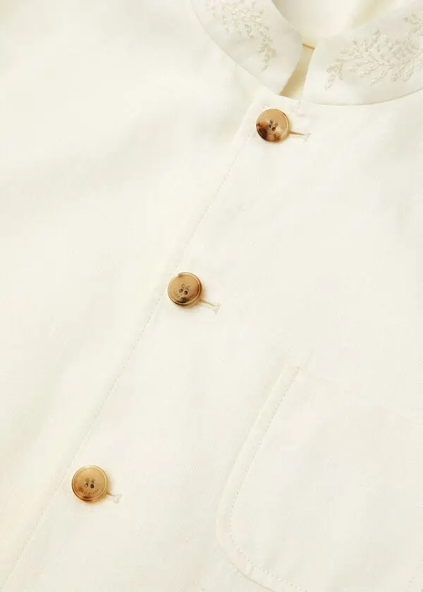 Loro Piana Spagna Mini Short-sleeve Jacket - No