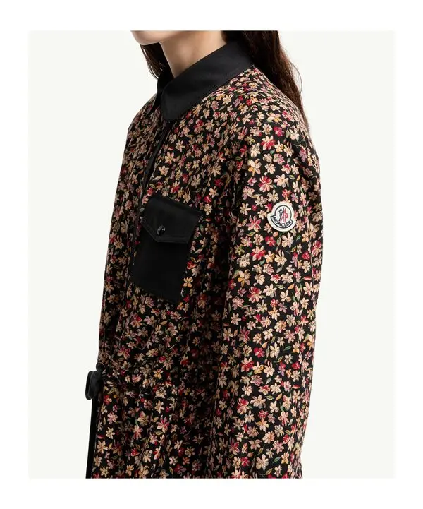 Moncler Printed Corduroy Dress