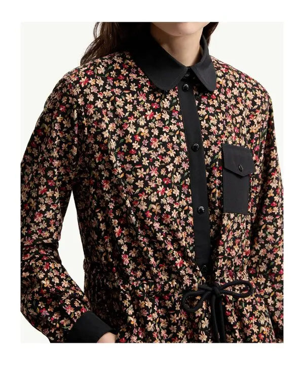 Moncler Printed Corduroy Dress