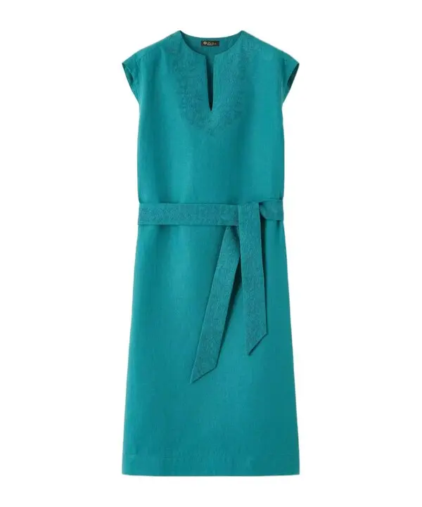 Loro Piana Anthea Embroidered Dress