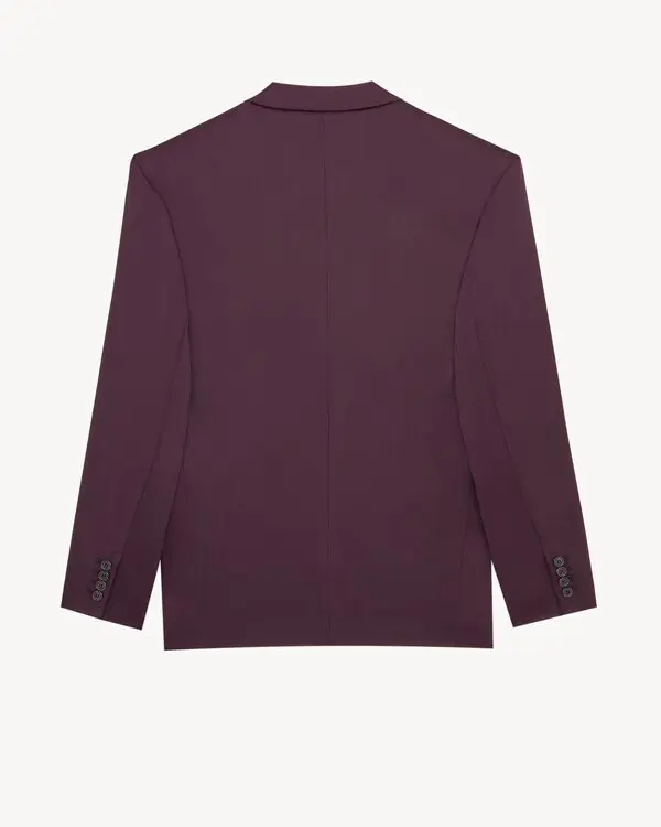 Saint Laurent Silk Duchess Blazer