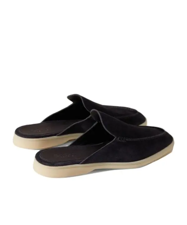 Loro Piana Babouche Walk Heel Casual Shoes