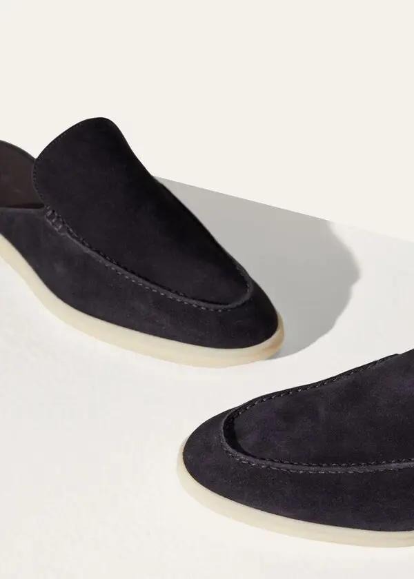 Loro Piana Babouche Walk Heel Casual Shoes