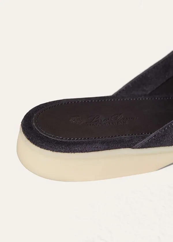 Loro Piana Babouche Walk Heel Casual Shoes