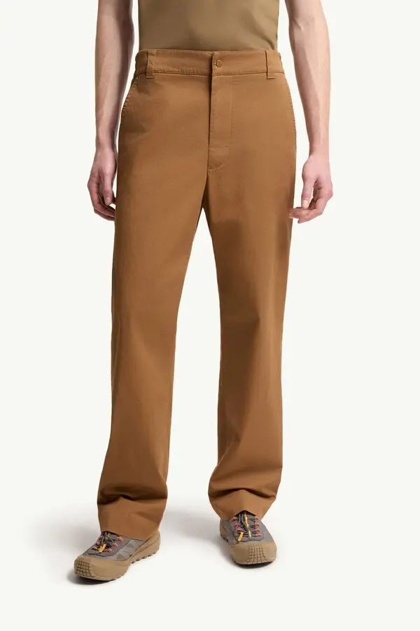 Moncler Cotton Blend Gabardine Pants
