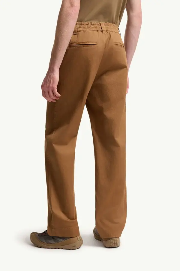 Moncler Cotton Blend Gabardine Pants