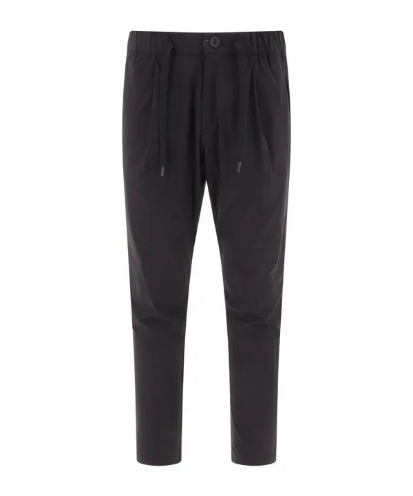 Herno Drawstring Waist Trousers - Black