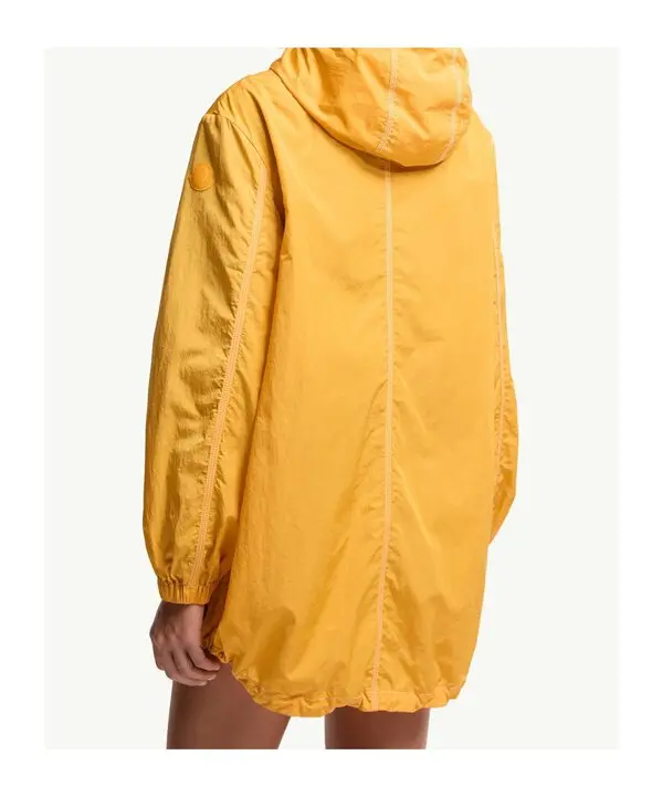 Moncler Alkes Anorak Rain Jacket With Drawstring Hood And Studded Pockets