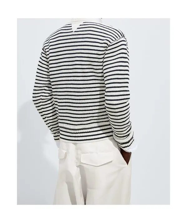 Bottega Veneta Striped Crochet Sweater