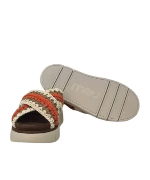 Mou Bounce Woven-strap Flat Sandals