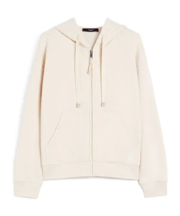 Max Mara Zip-up Cotton Hoodie