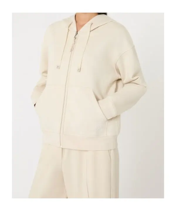 Max Mara Zip-up Cotton Hoodie