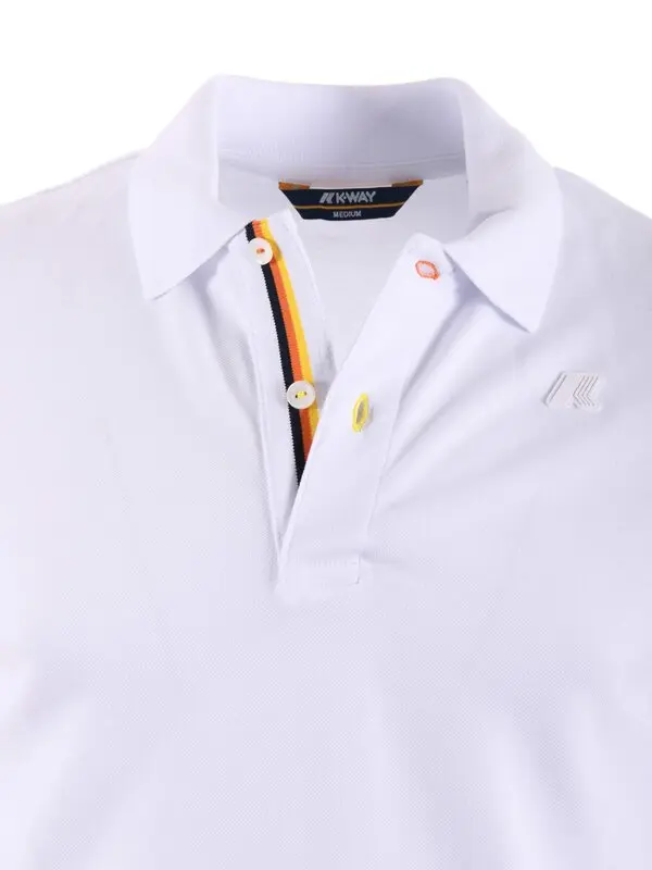 K-WAY Logo Patch Short-sleeved Polo Shirt