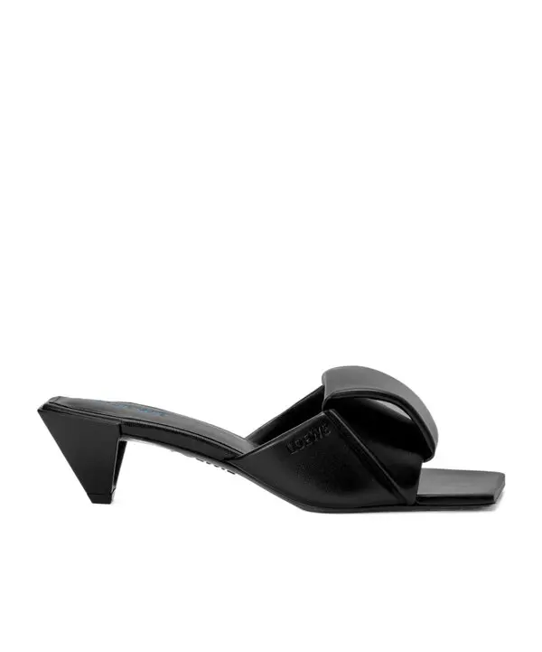 Loewe Origami Slide In Lambskin - Black