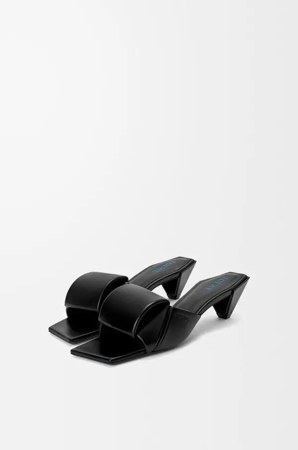Loewe Origami Slide In Lambskin - Black