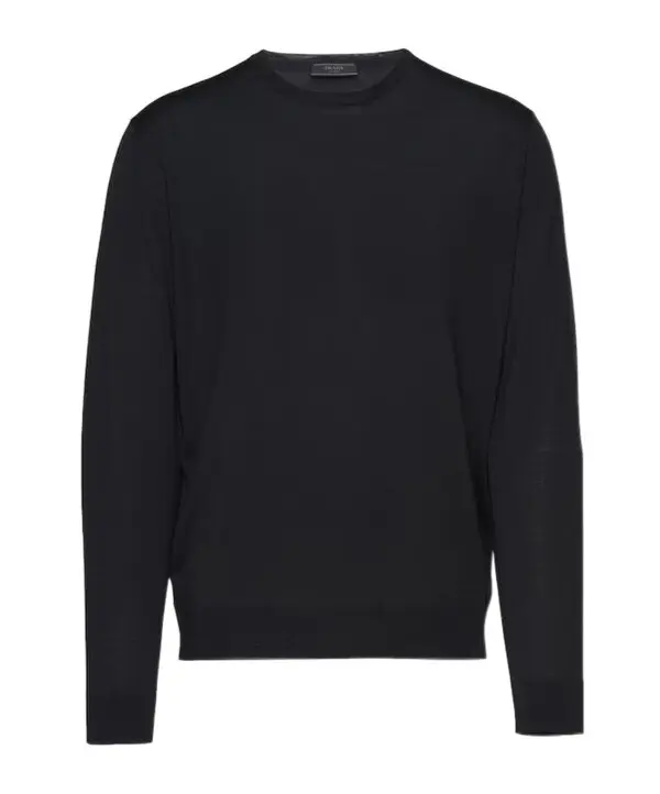 Prada Knitted Crew Neck Jumper