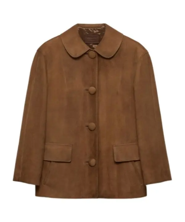 Prada Suede Lapel Jacket