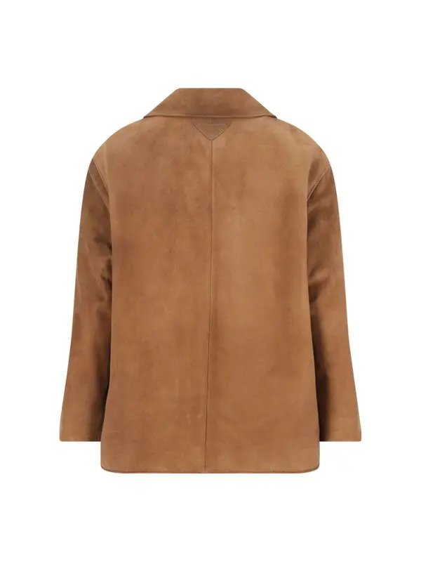 Prada Suede Lapel Jacket