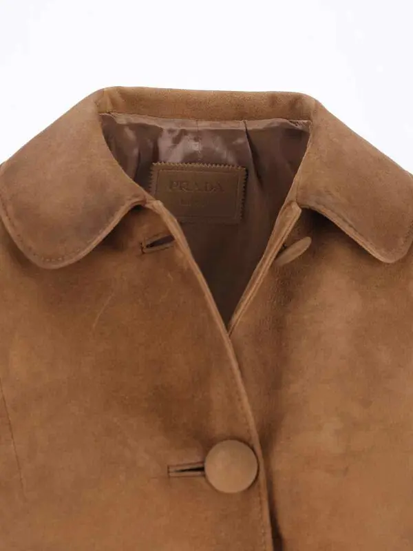 Prada Suede Lapel Jacket