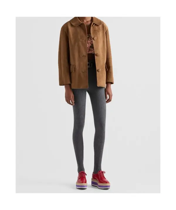 Prada Suede Lapel Jacket