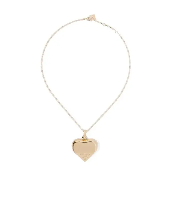 Prada Eternal Gold Medium Pendant Necklace In Gold