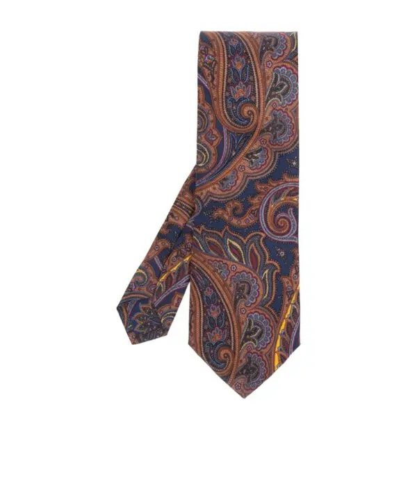 Etro Paisley Printed Pointed-tip Tie
