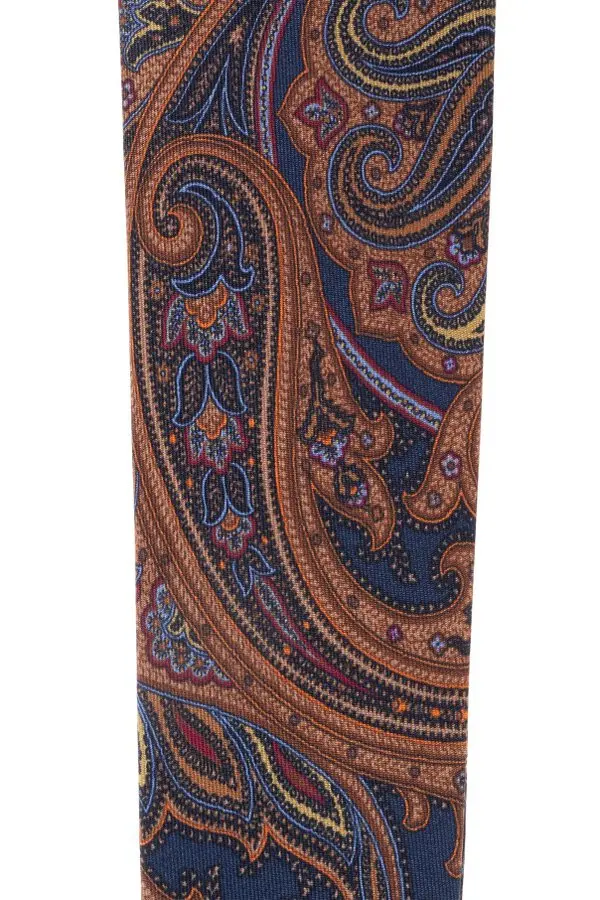 Etro Paisley Printed Pointed-tip Tie