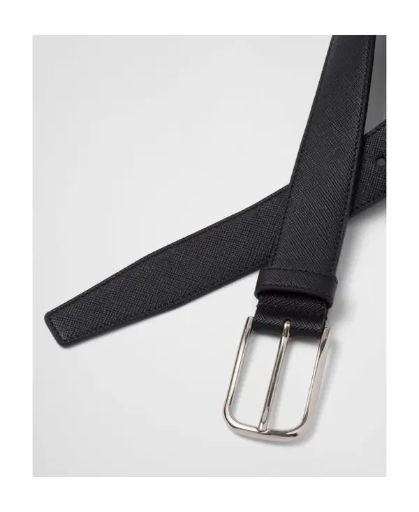 Prada Saffiano Leather Belt