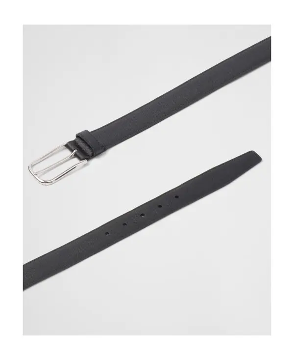 Prada Saffiano Leather Belt