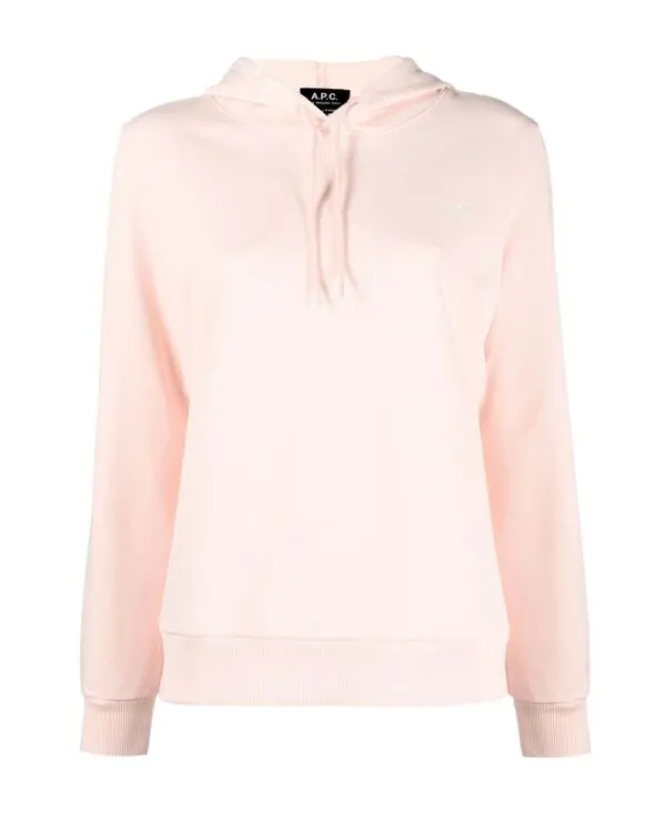 A.p.c. Embroidered Drawstring Hoodie