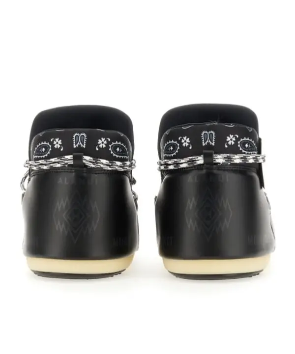 Alanui X Moon Boot Bandana Printed Round Toe Boots