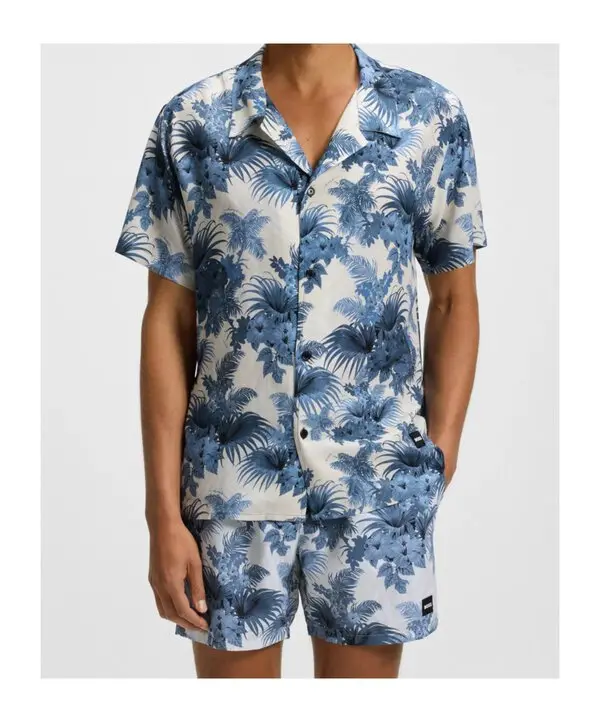 Hugo Boss Pattern-printed Short-sleeved Shirt