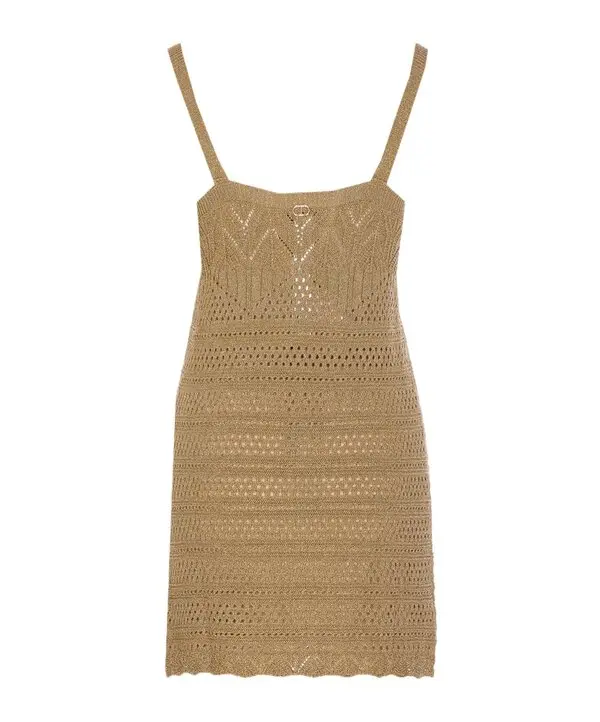 TWINSET Sleeveless Knitted Mini Dress