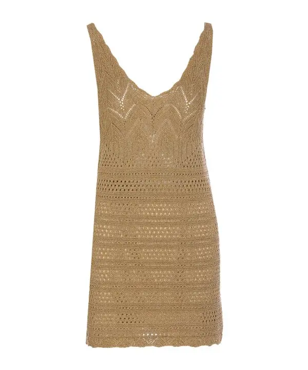 TWINSET Sleeveless Knitted Mini Dress