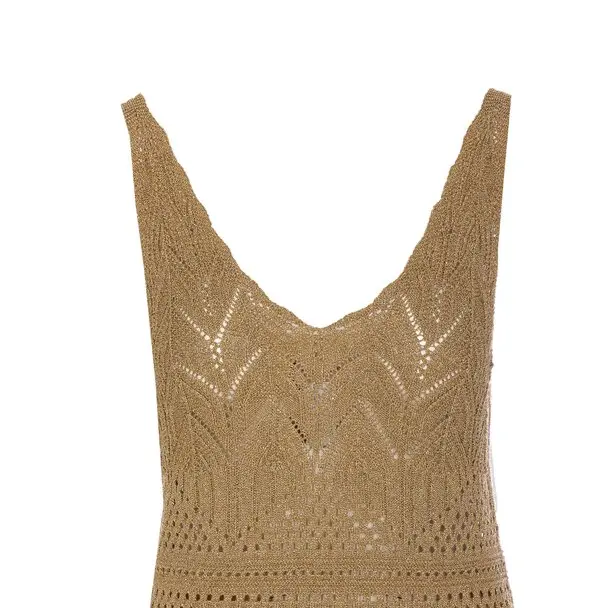 TWINSET Sleeveless Knitted Mini Dress