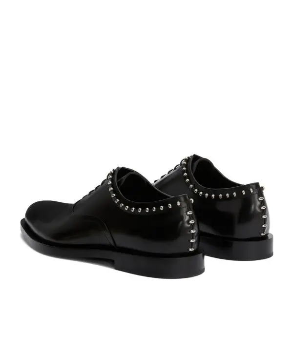 JIL SANDER Stud-embellished Oxford Shoes