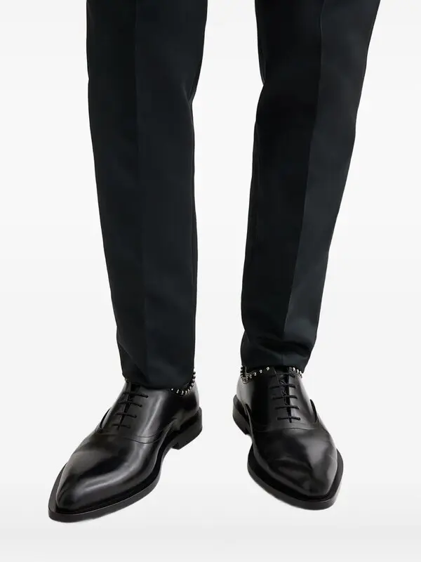 JIL SANDER Stud-embellished Oxford Shoes