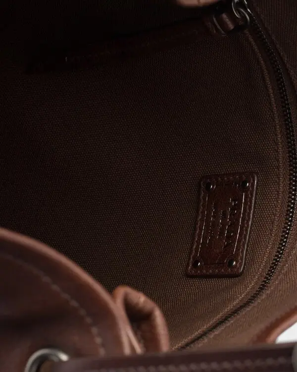 Prada Route Large Leather Bag - Cocoa Brown
