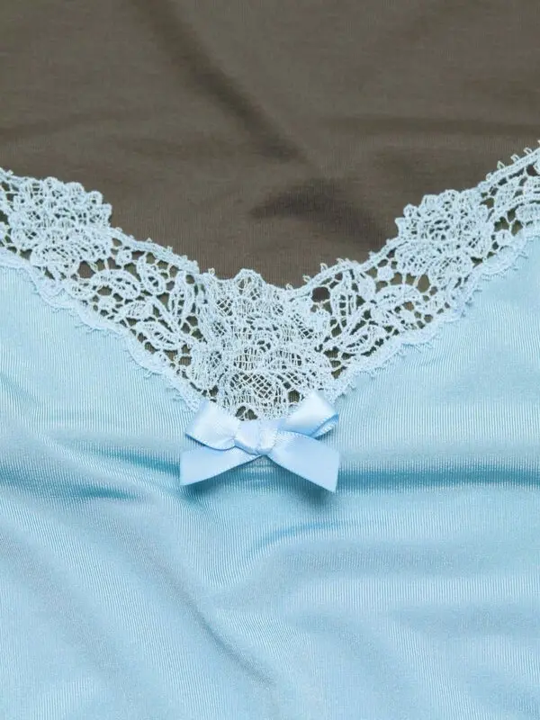 Acne Studios Layered Top With Bow Detail