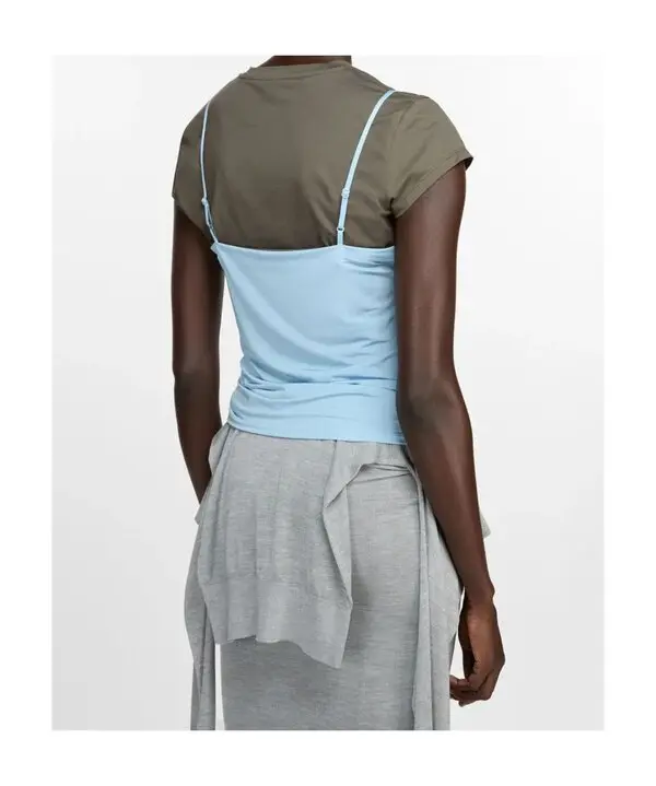 Acne Studios Layered Top With Bow Detail