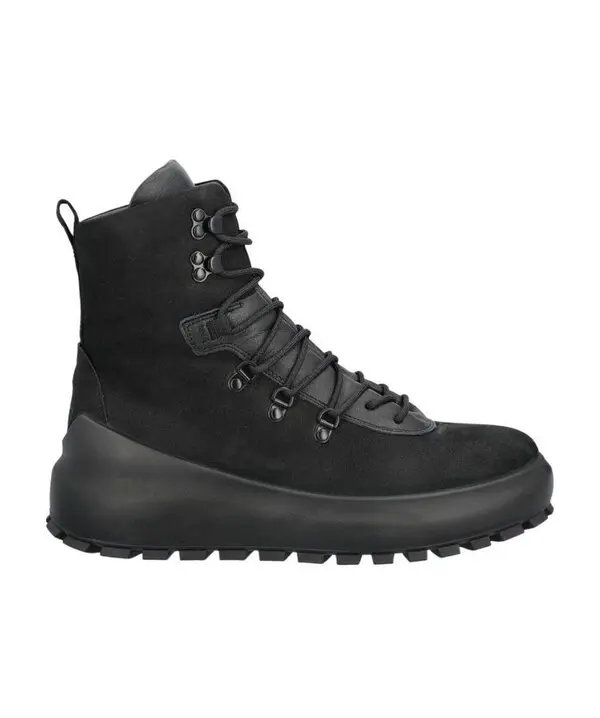 Stone Island Round-toe Lace-up Ankle Boots