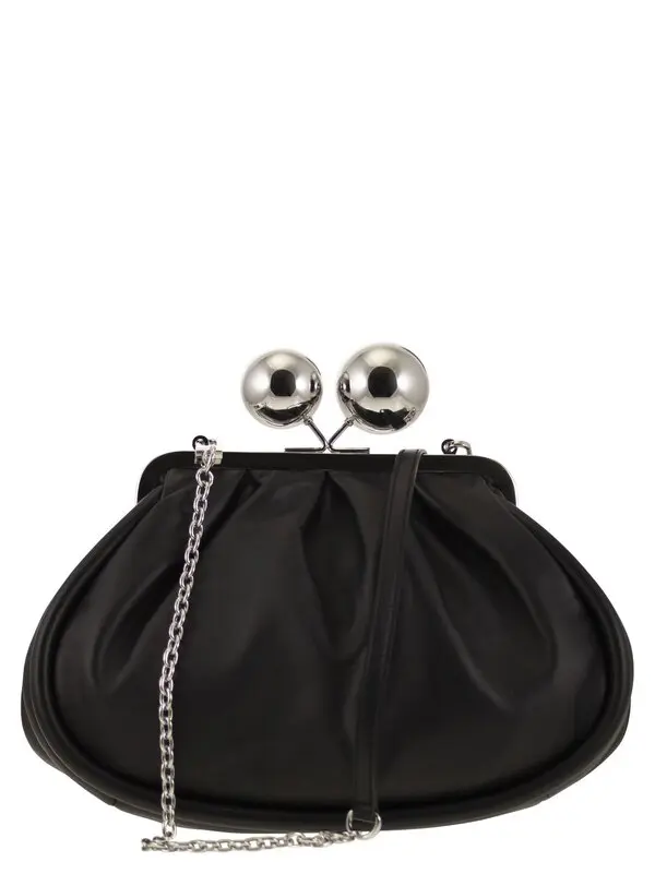 Max Mara Medium Milvanew Nappa Leather Clutch Bag