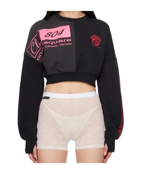 MARINE SERRE Graphic Print Sweatshirt