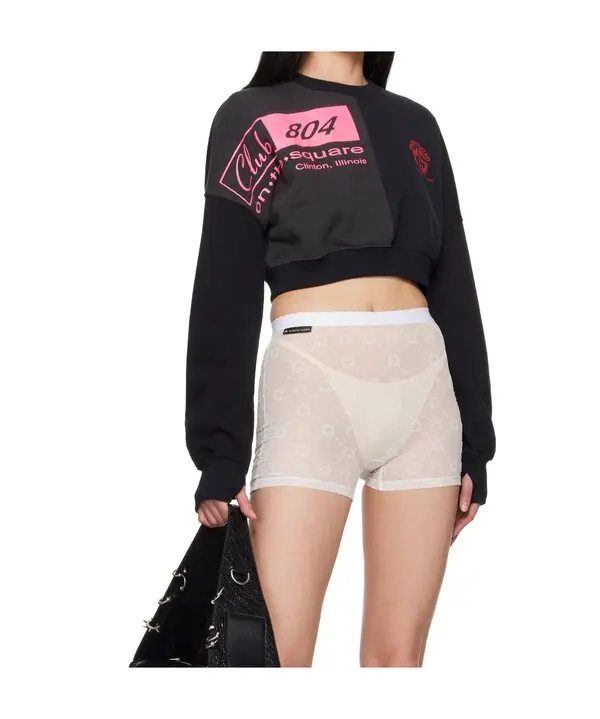 MARINE SERRE Graphic Print Sweatshirt