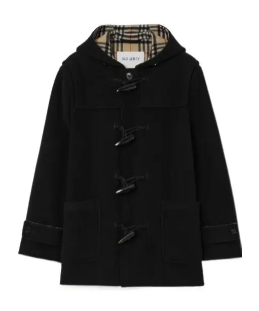 Burberry Harrogate Duffle Coat In Wool