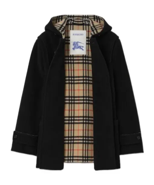 Burberry Harrogate Duffle Coat In Wool
