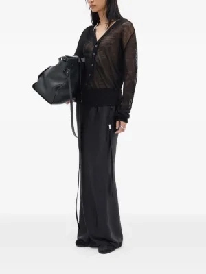 ANN DEMEULEMEESTER Crepe Wool Cardigan